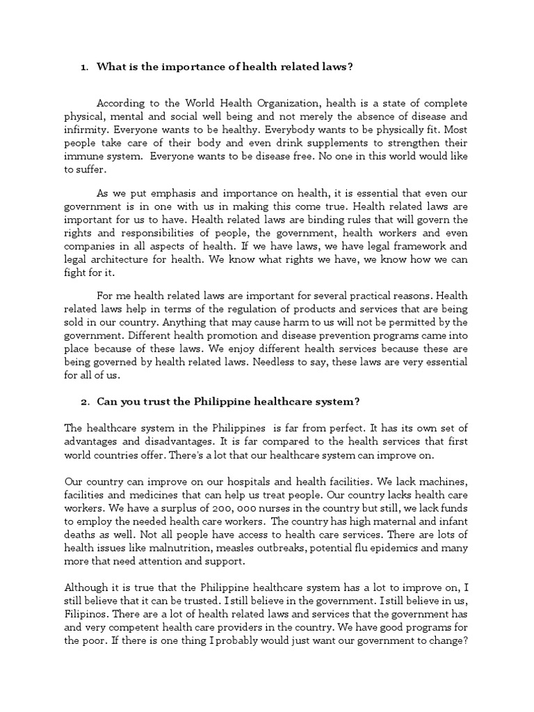 Public Health Law | PDF | Health Care | Universal Health Care