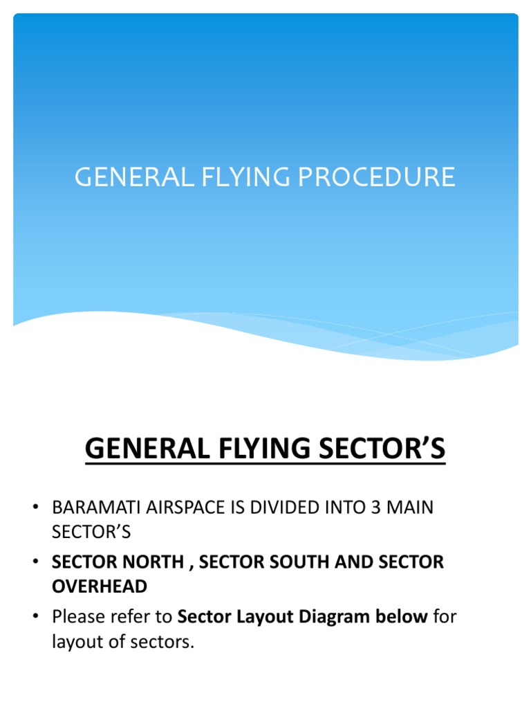 General Flying Procedure | PDF | Runway | Air Traffic Control
