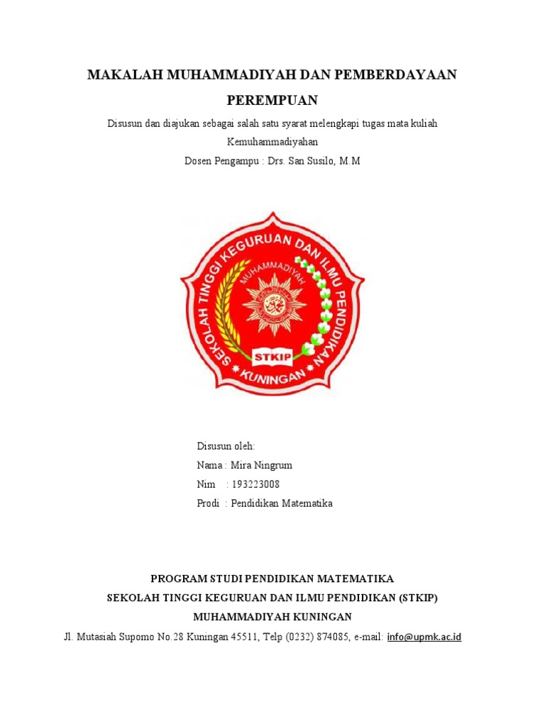 Pertemuan-12 (Mira Ningrum) MAKALAH MUHAMMADIYAH DAN PEMBERDAYAAN ... Pertemuan-12 (Mira Ningrum) MAKALAH MUHAMMADIYAH DAN PEMBERDAYAAN ...