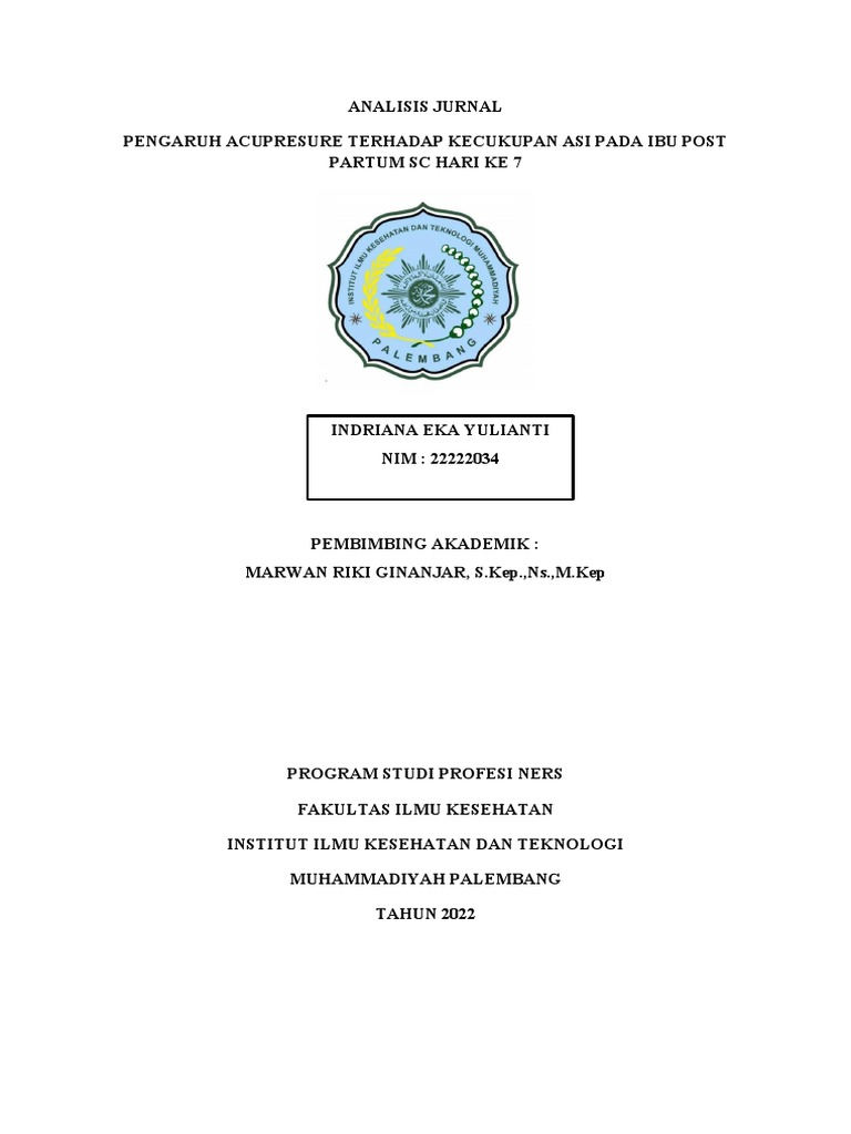 Analisis Jurnal KDP Indri | PDF