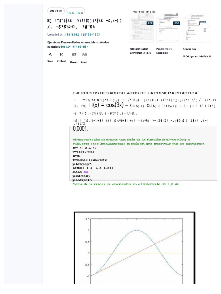 Pdf Ejercicios Desarrollados En Matlab Metodos Numericos Pdf 2282