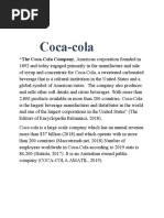 The Coca Cola Quality Management System... | PDF | The Coca Cola ...
