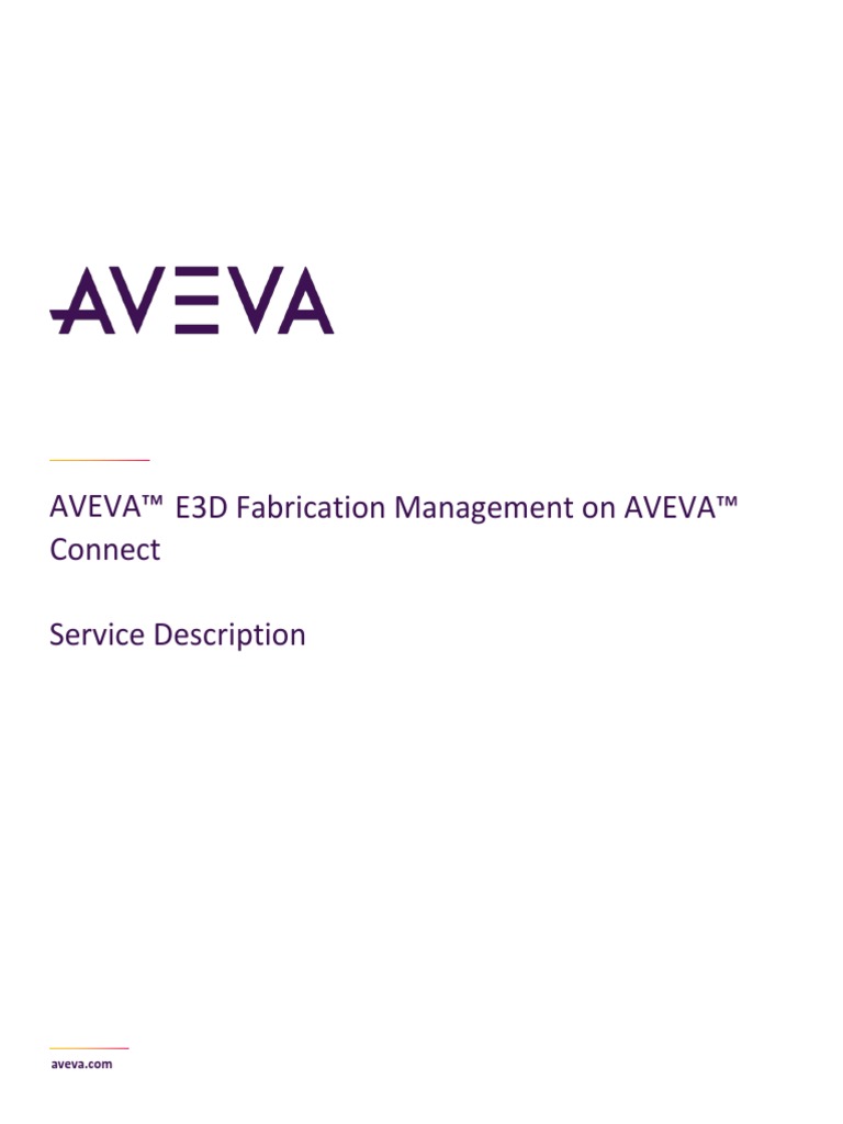 AVEVA E3D Fabrication Management On AVEVA Connect v1.1 | Download Free ...
