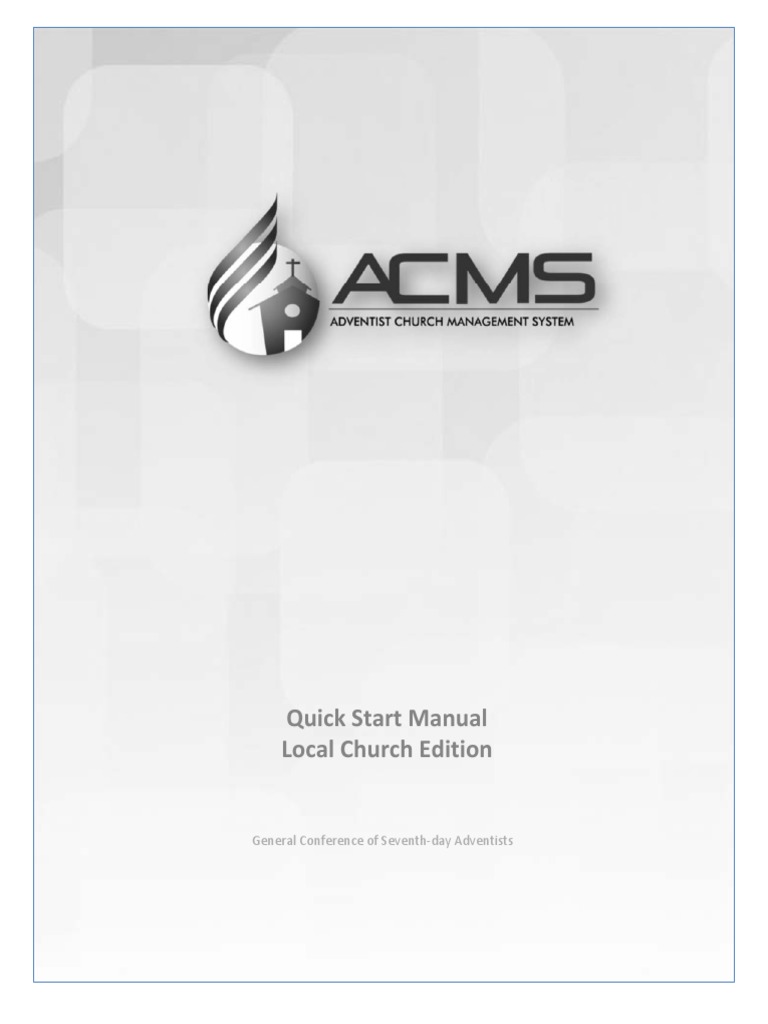ACMS Local Church Manual | PDF | Icon (Computing) | Cyberspace