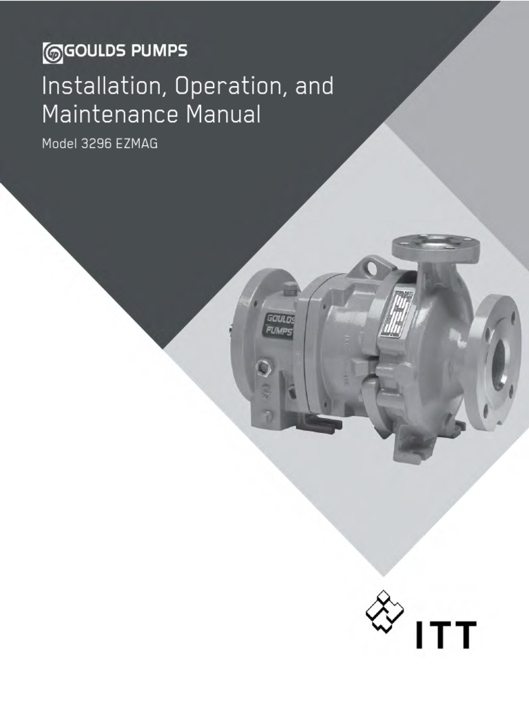 Pump Installation, Operation, and PDF | PDF | Pump | Hazards