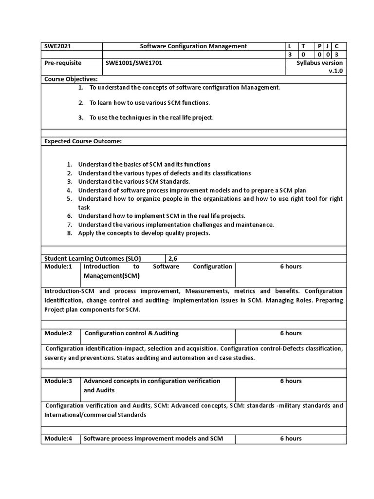Swe2021 Software Configuration Management Th 1 0 47 Swe2021 Download Free Pdf Supply Chain