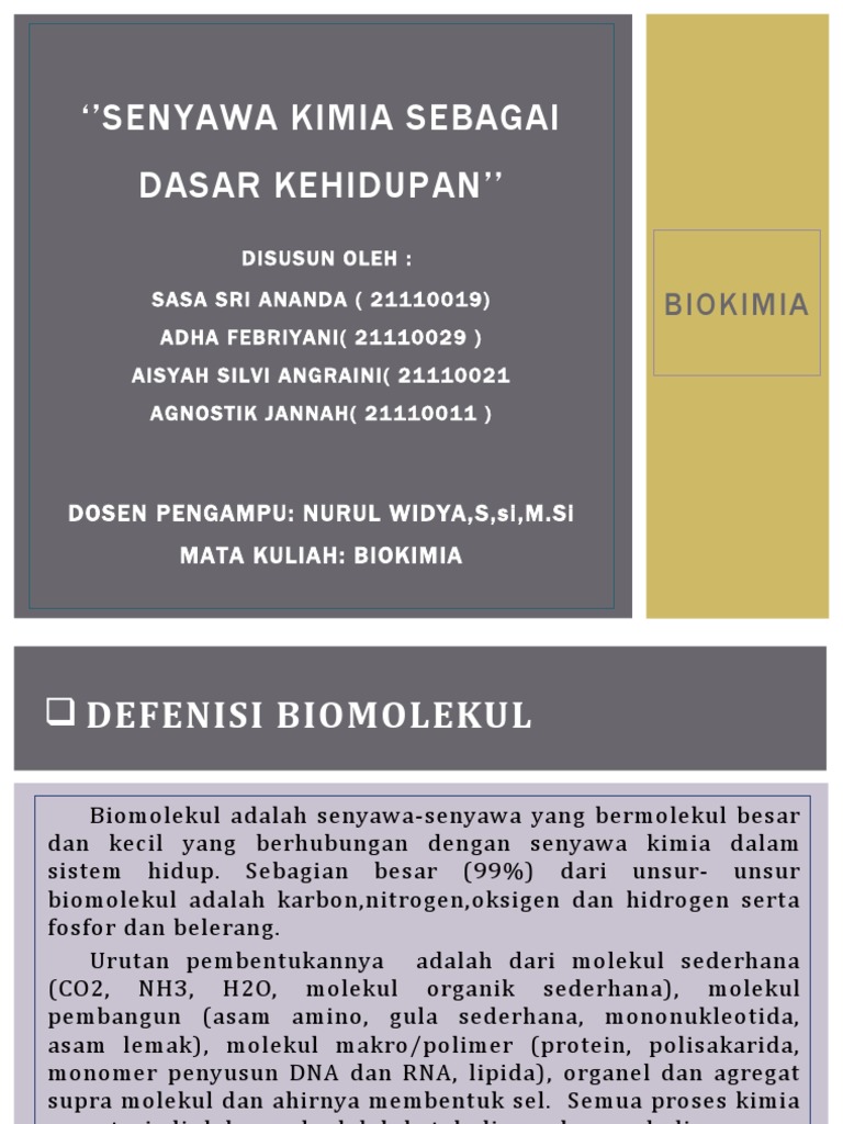 Biokimia | PDF