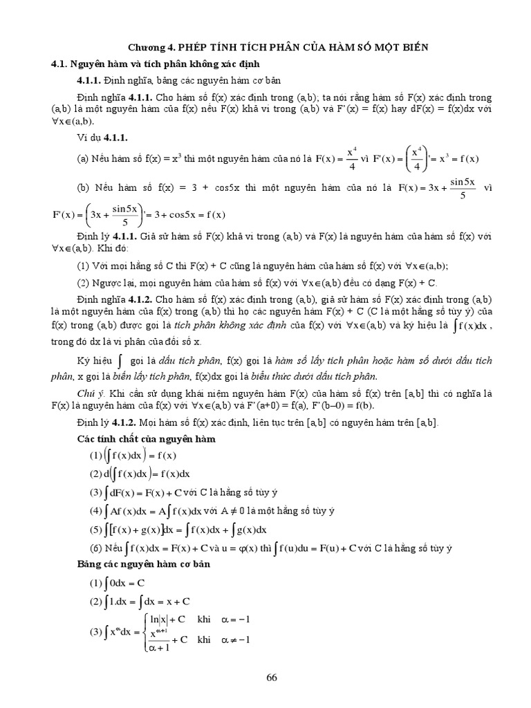 Bai Giang GT1 (Chuong 4) | PDF