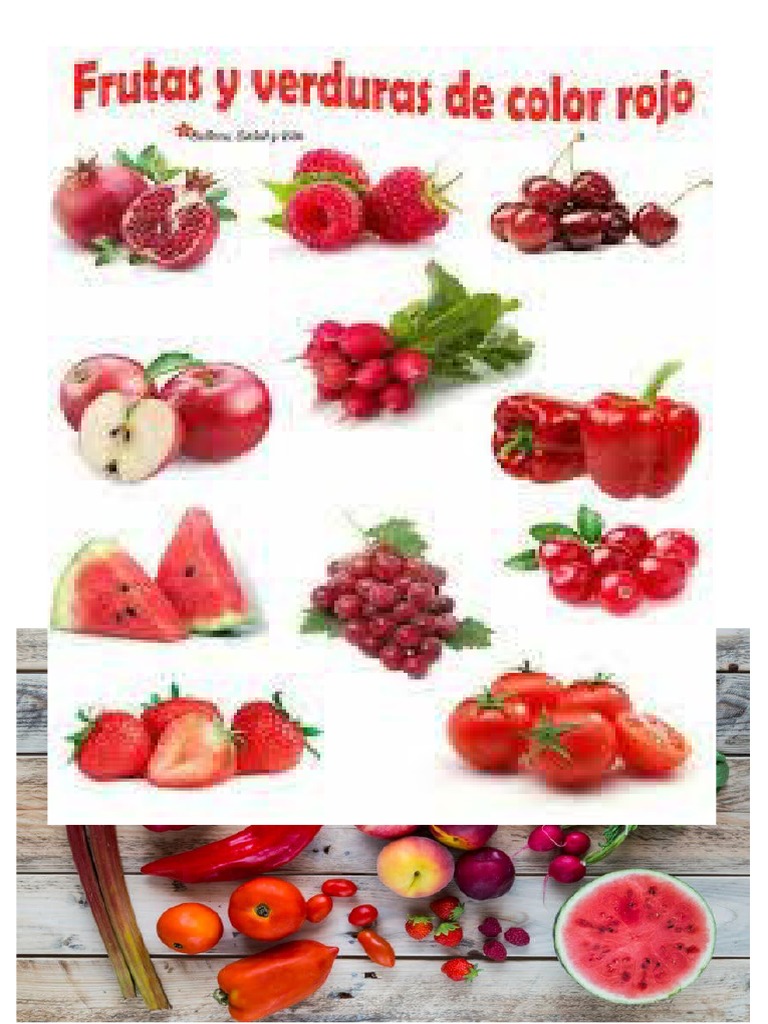 Lista De Frutas Y Verduras Rojas Las 22 Mejores Frutas Para Adelgazar