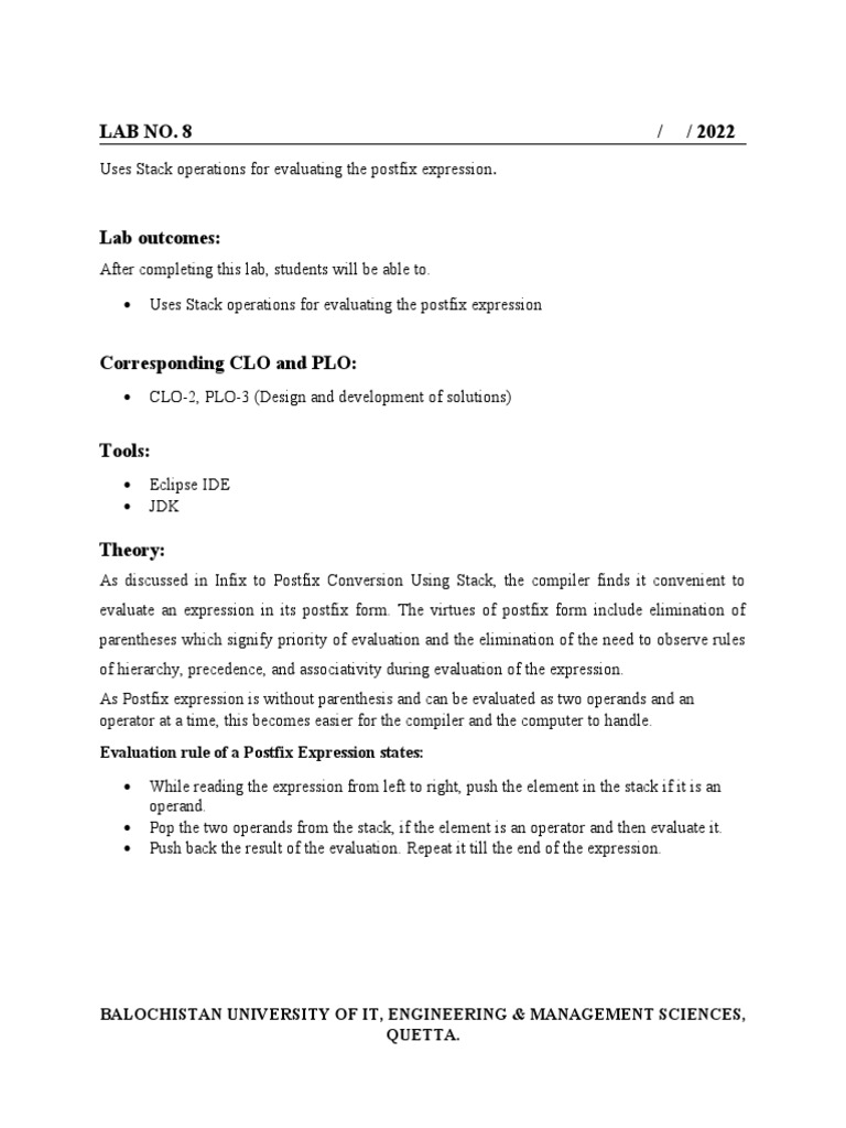 Lab 8 9 Pdf Queue Abstract Data Type Pointer Computer Programming