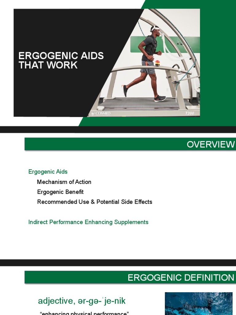 Ergogenic Aids That Work | PDF | Caffeine | Skeletal Muscle