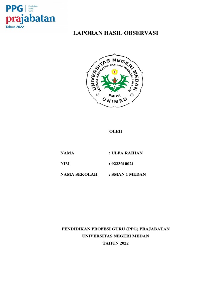 Laporan Hasil Observasi | PDF
