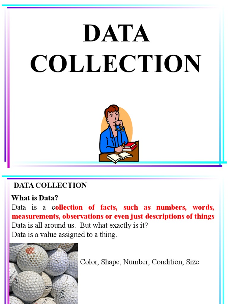 Data Collection Methods | PDF | Survey Methodology | Data