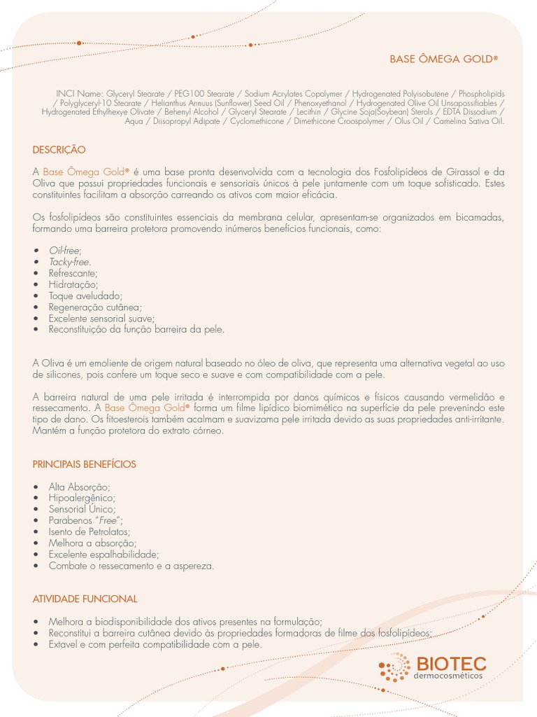 Base Omega Gold | PDF | Pele