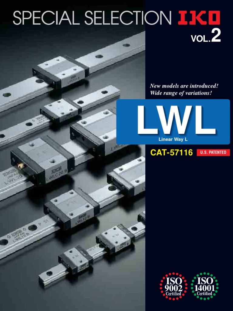 Miniature Linear Way L Guide Series | PDF | Friction | Stainless Steel
