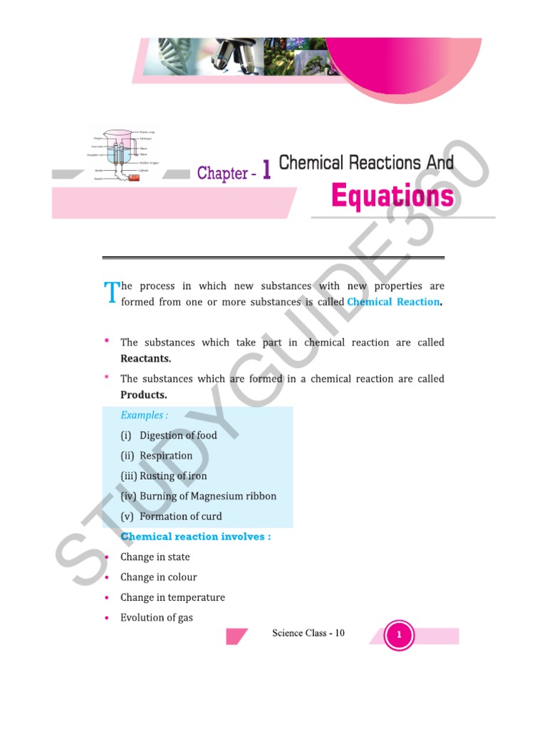 Class 10 Science Notes Chapter 1 Studyguide360 | PDF | Precipitation ...