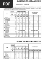 Hyundai i20 Service Schedule Checklist | PDF | Brake | Vehicles
