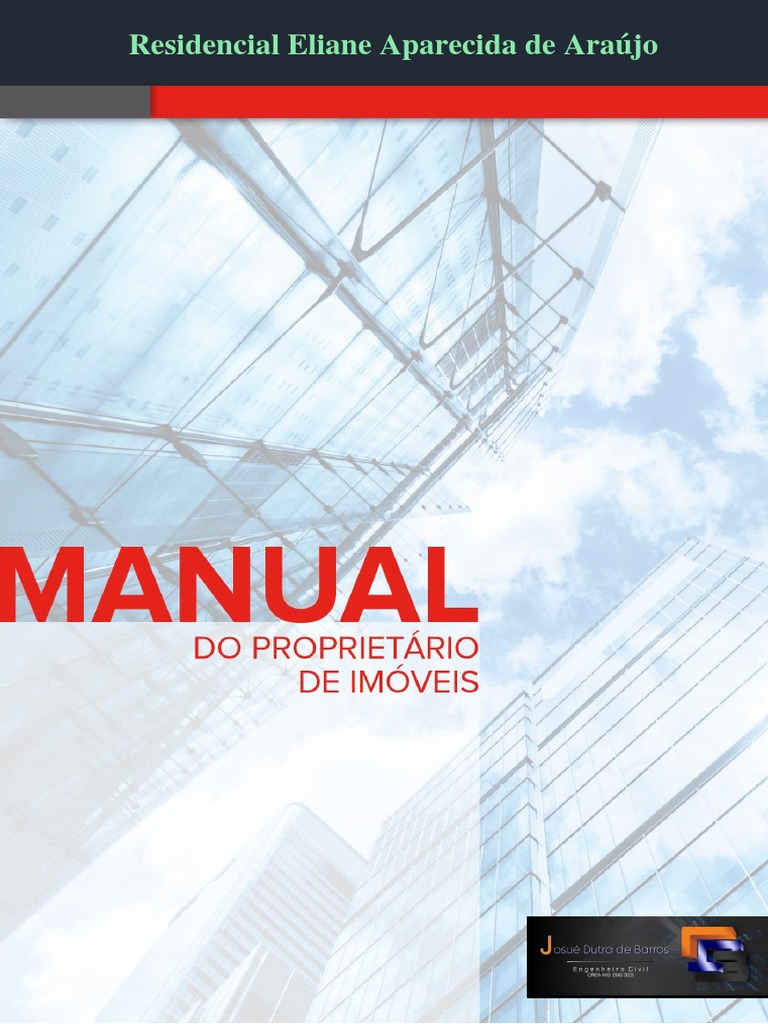 Manual-do-Proprietário Eliane Aparecida de Araújo | PDF | Engenharia Civil | Engenharia
