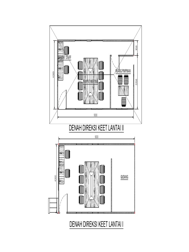 Denah Kantor Direksi | PDF