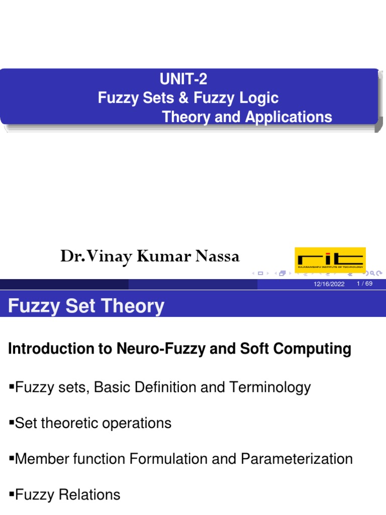 Representing Uncertainty: An Introduction to Fuzzy Set Theory and Fuzzy Logic | PDF | Logic ...