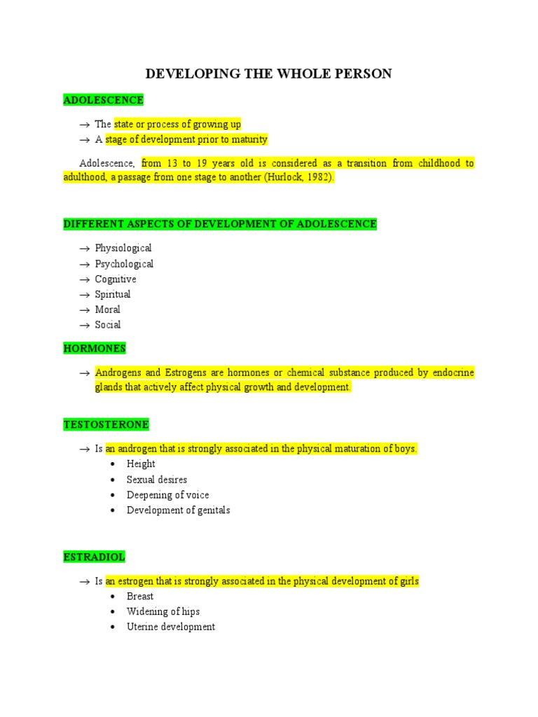 Perdev Reviewer 3 | PDF | Adolescence | Behavioural Sciences
