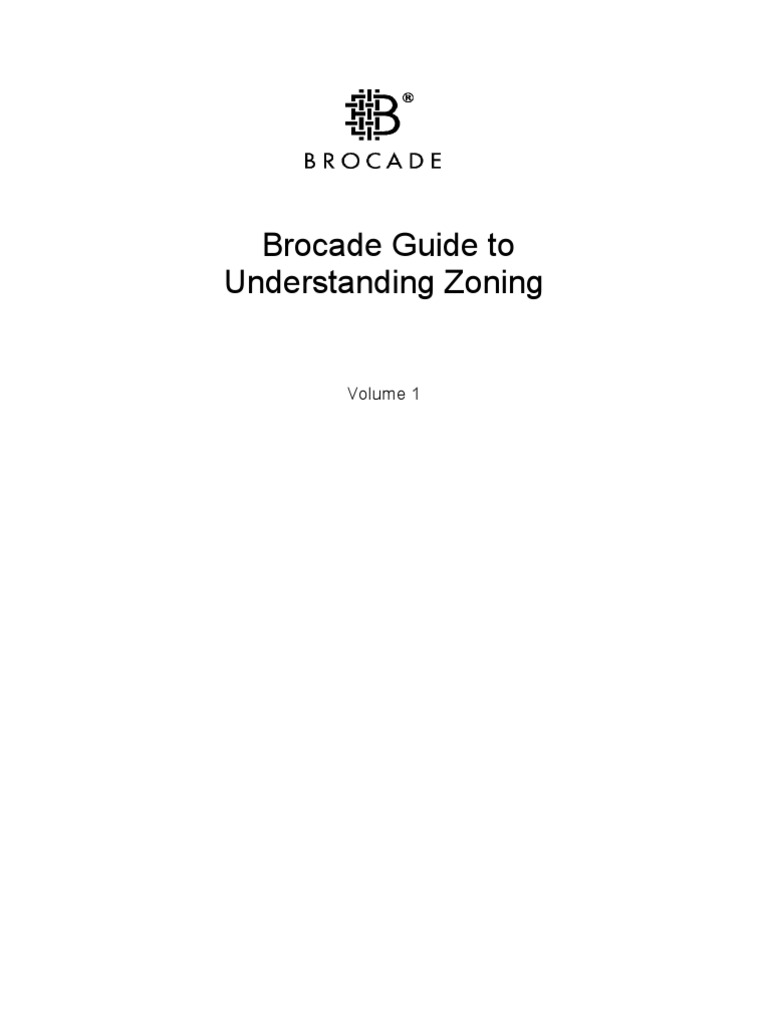 Brocade Zoning | PDF | Network Switch | Telecommunications