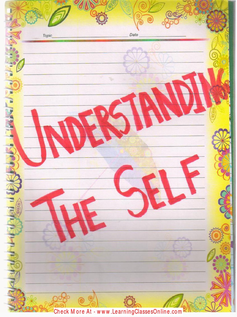 Understanding The Self File Practical File | PDF