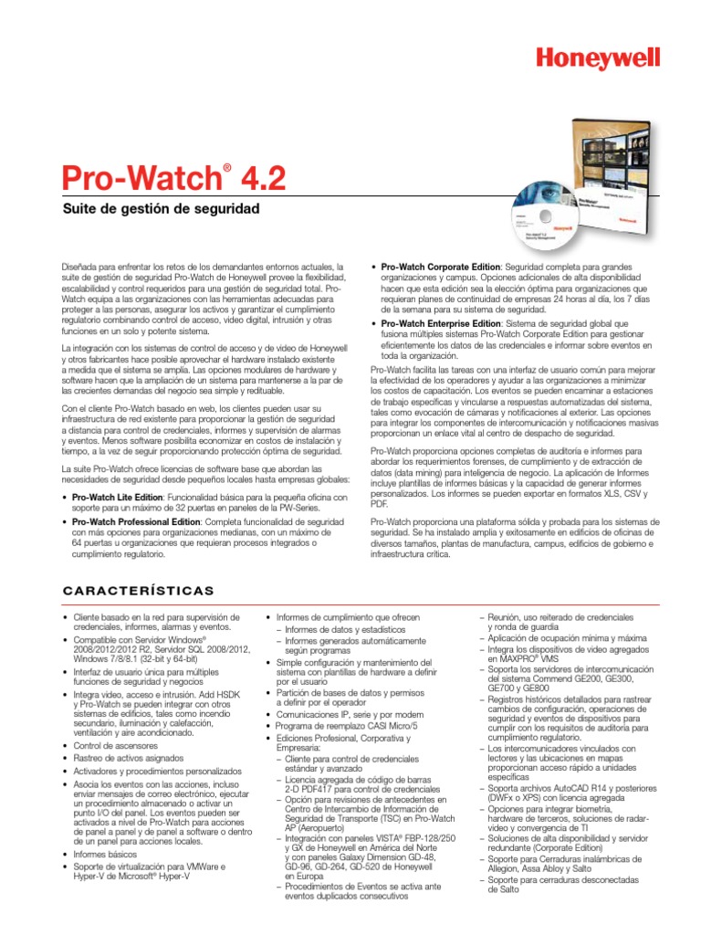 Prowatch Datasheet | PDF | Hardware de la computadora | Computación de ...