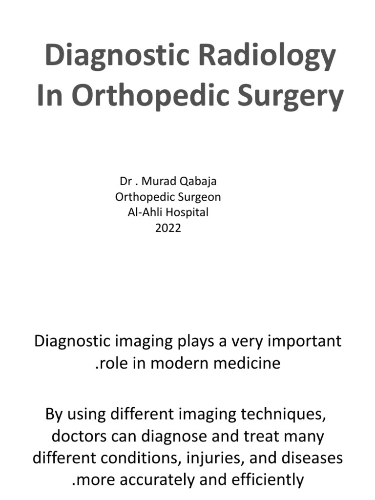 Diagnostic Images | PDF | Medical Imaging | Radiography