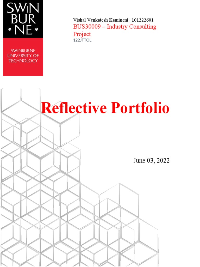 Reflective Portfolio (122JTTOL) VVK | PDF | Design Thinking | Thought