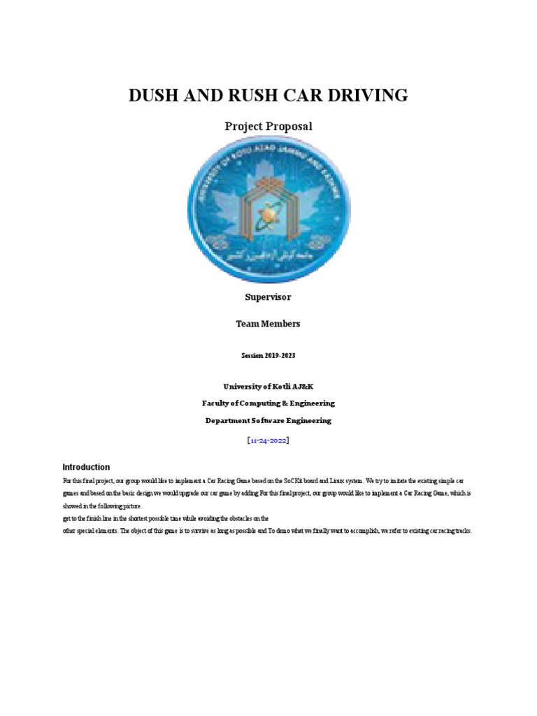 DUSH AND RUSH CAR DRIVING | PDF | Device Driver | Computer Hardware