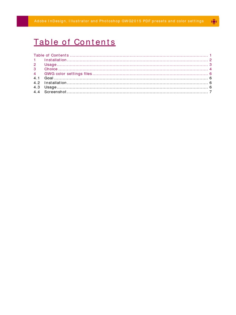 Use of PDF Presets and Color Settings | PDF | Adobe Photoshop | Adobe ...