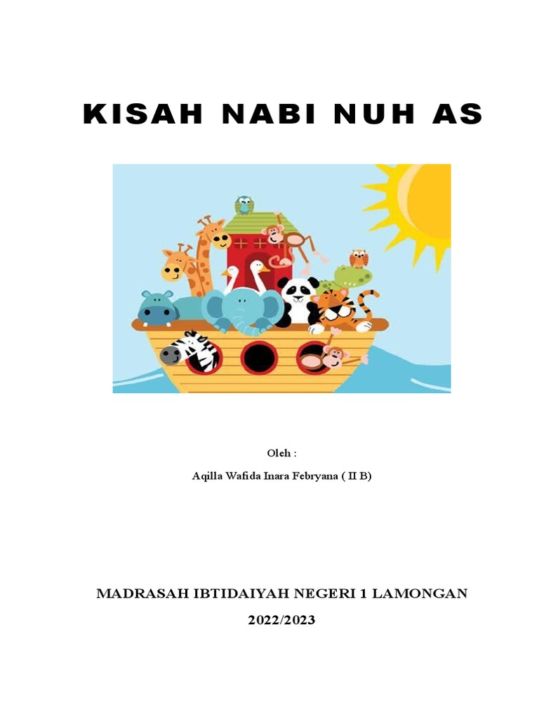Kisah Nabi Nuh dan Anaknya Qana'an | PDF
