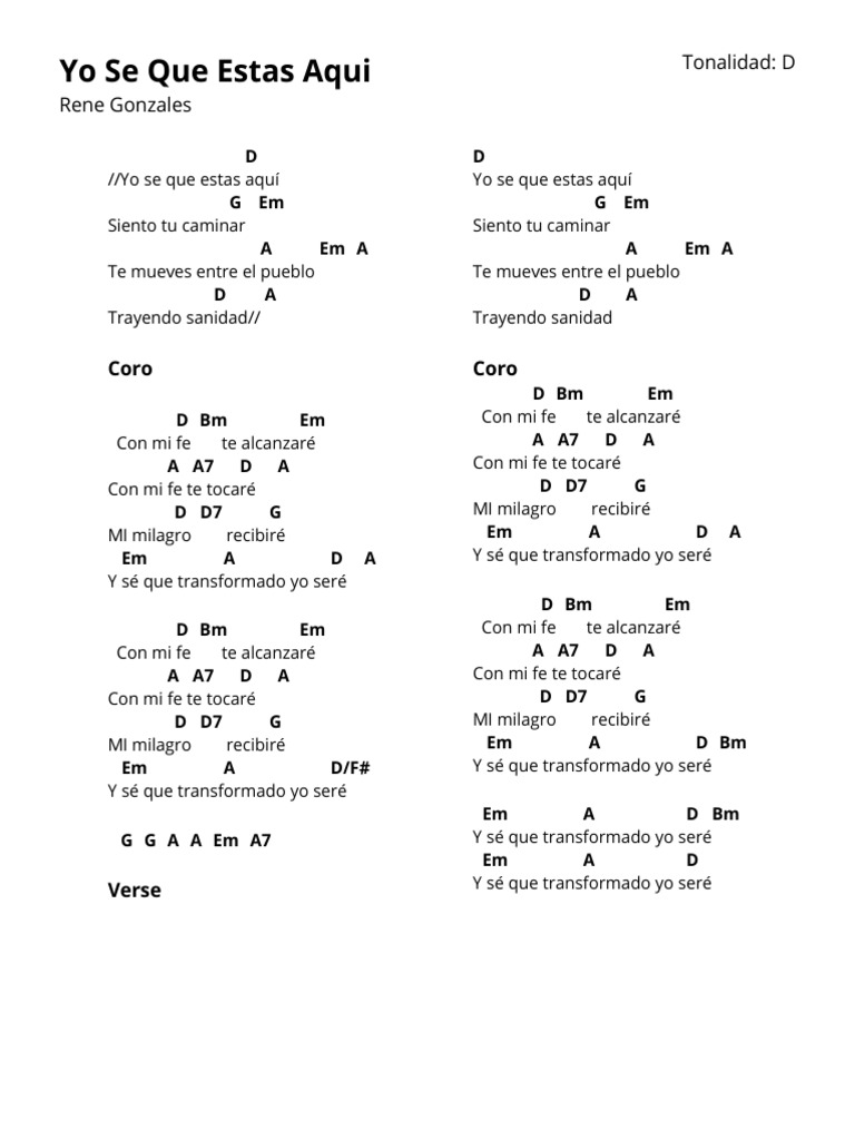 Yo Se Que Estas Aqui-1 | PDF