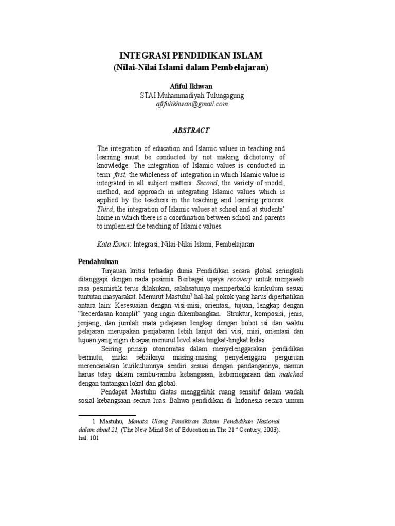 Analisis Jurnal Pendidikan | PDF