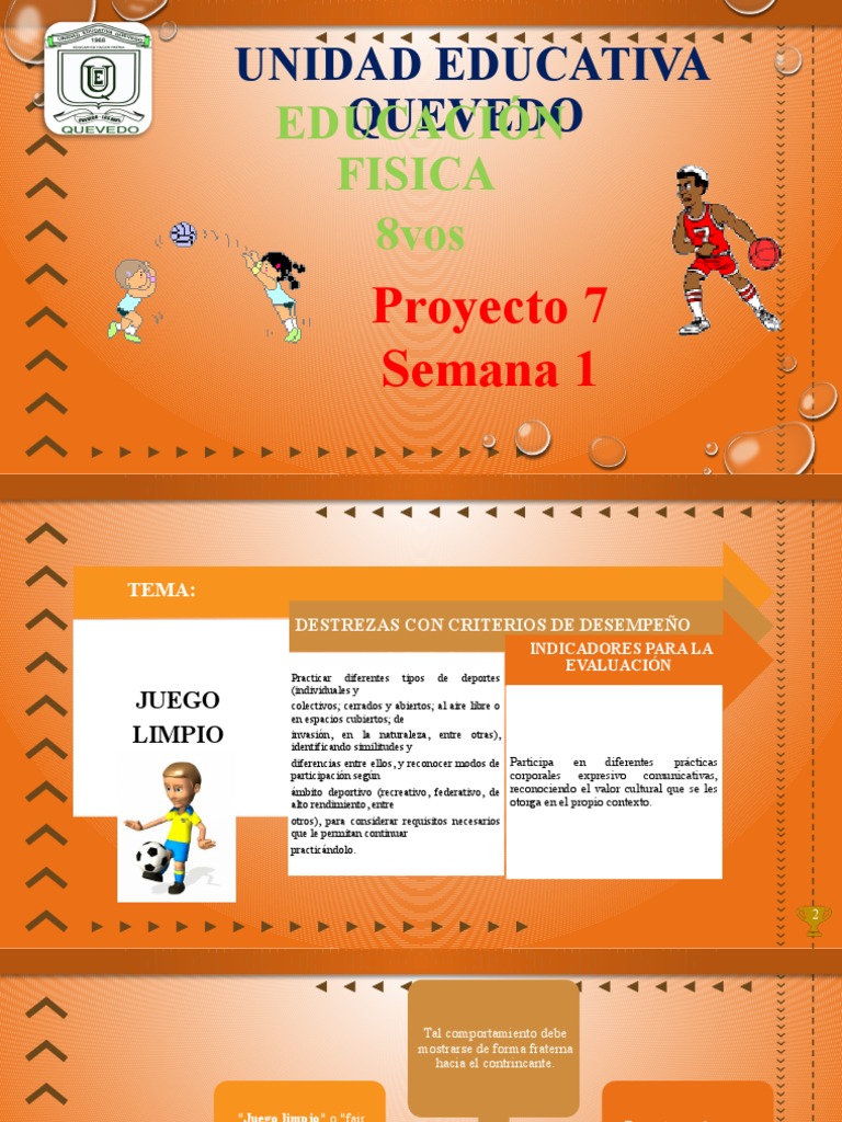 Proyecto 7 Semana 1-1 | Descargar gratis PDF | Deportes
