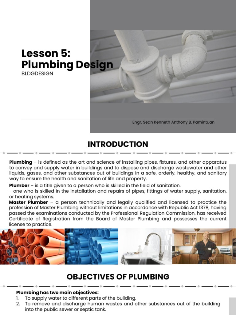 Plumbing Design Fundamentals for Buildings | PDF | Plumbing | Fresh Water