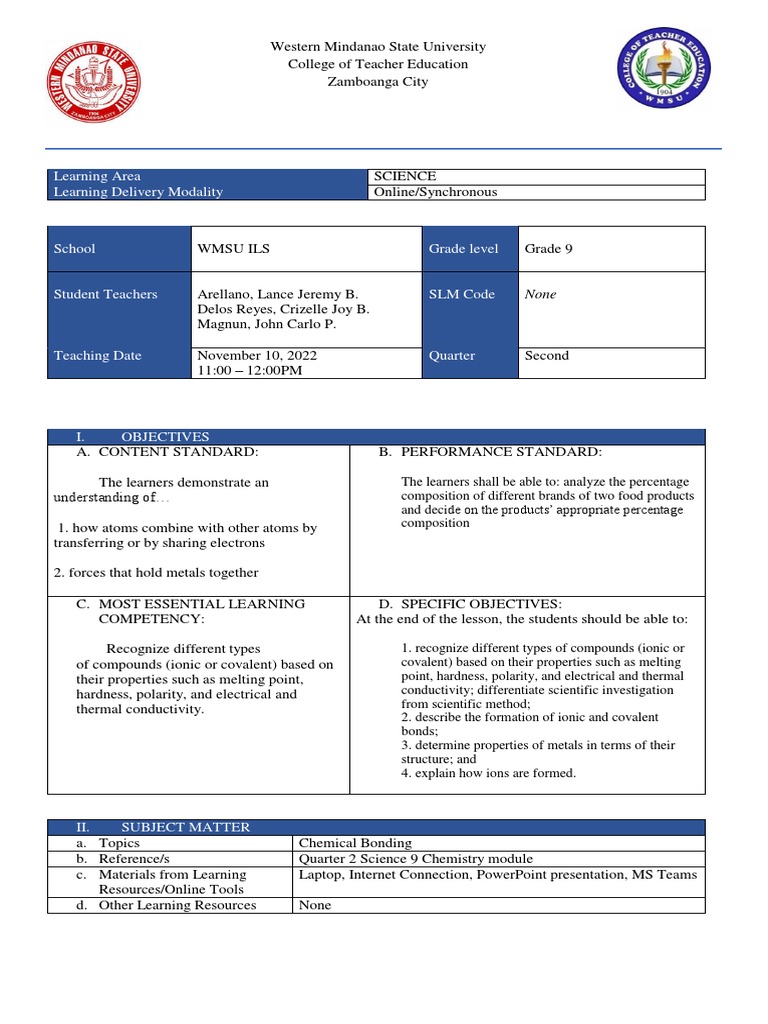 Understanding Chemical Bonding: A Lesson on Ionic and Covalent ...