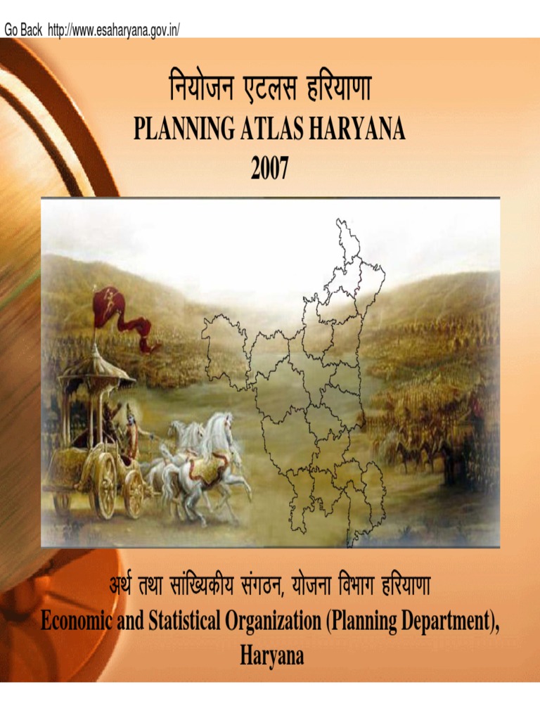 Planning Atlas Haryana 2007 | PDF