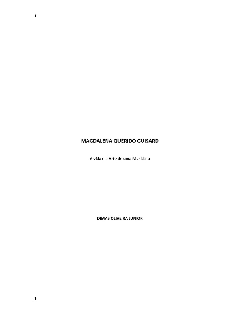 Livro Magdalena Querido Guisard | PDF | Café