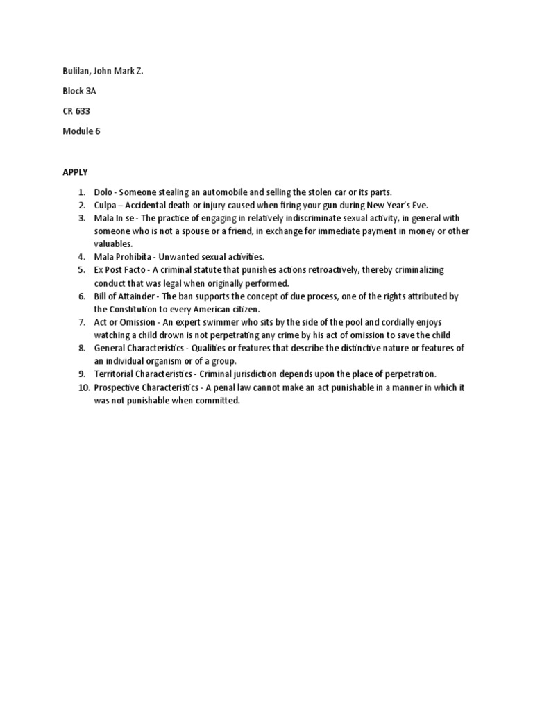 Bulilan John Mark Z 3-A Module 6 | PDF