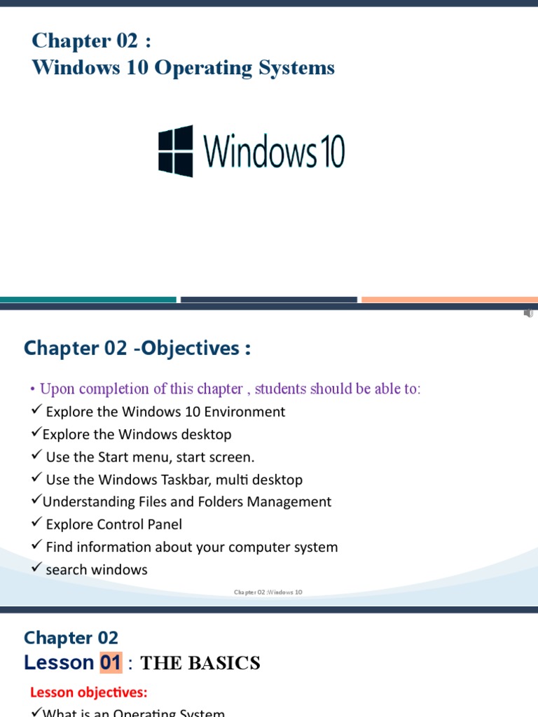 Ch02 Lesson01 | PDF | Graphical User Interfaces | Microsoft Windows