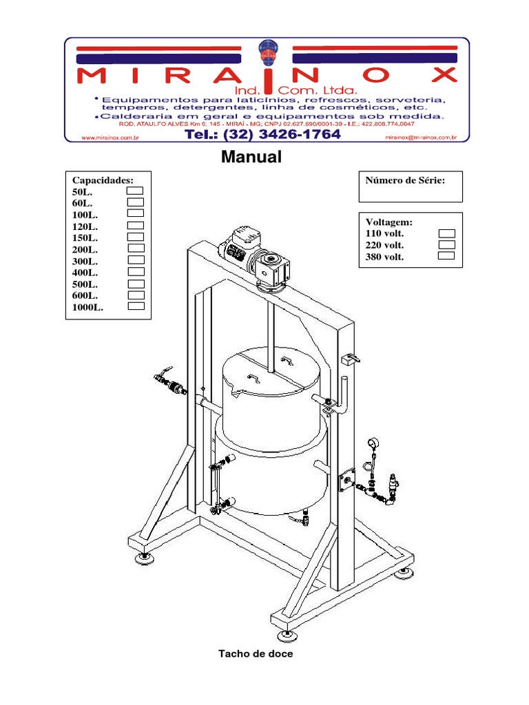 Tacho de Doce Fundo Reto - Resistência | PDF