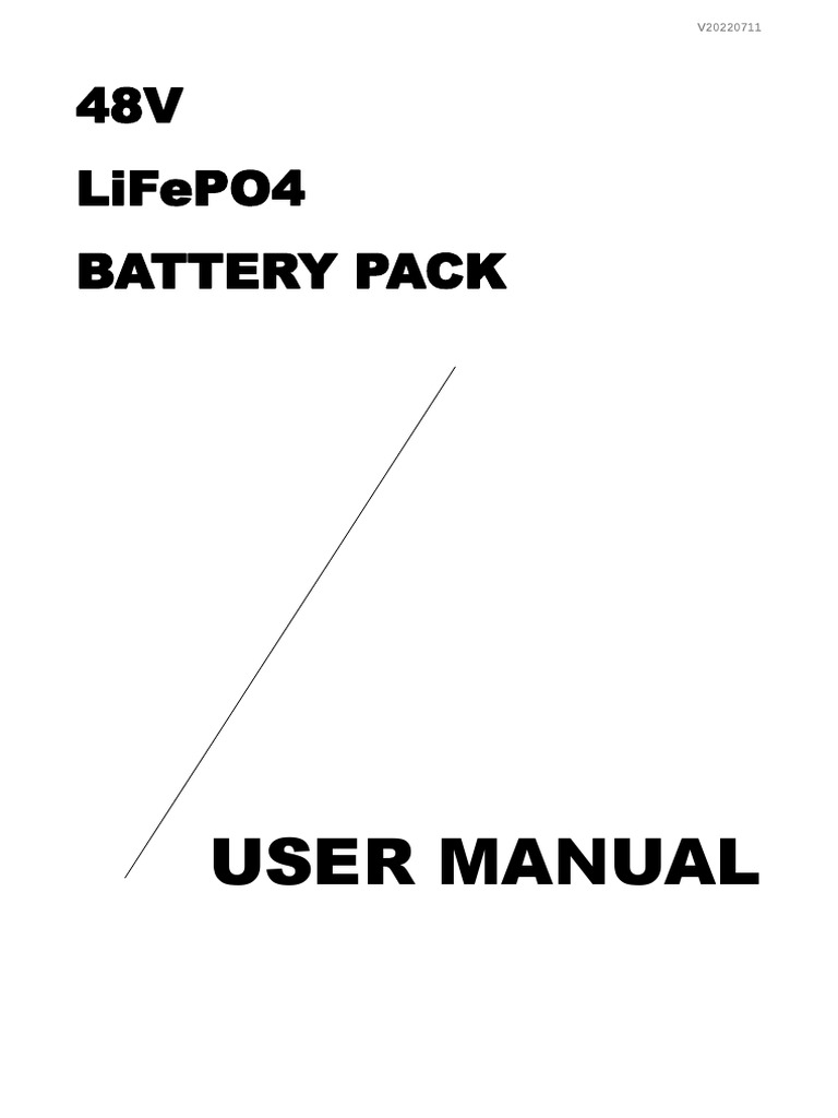New-48v Lifepo4 Battery User Manual | PDF | Liquid Crystal Display ...