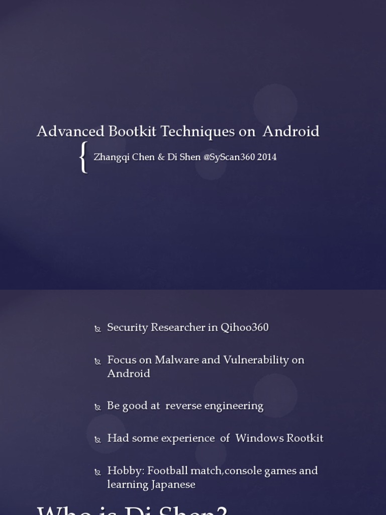 Advanced Android Bootkit Techniques | PDF | Android (Operating System) | Malware