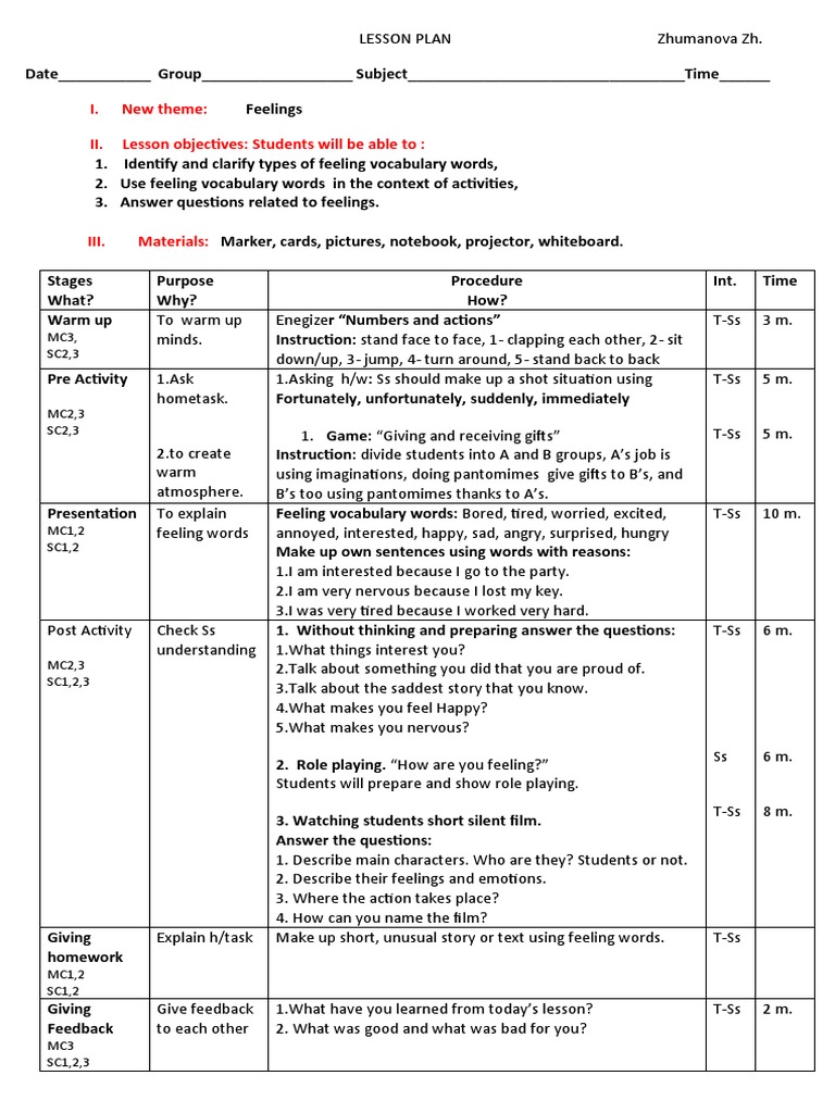 Open Lesson Plan | PDF | Video Games | Cognition