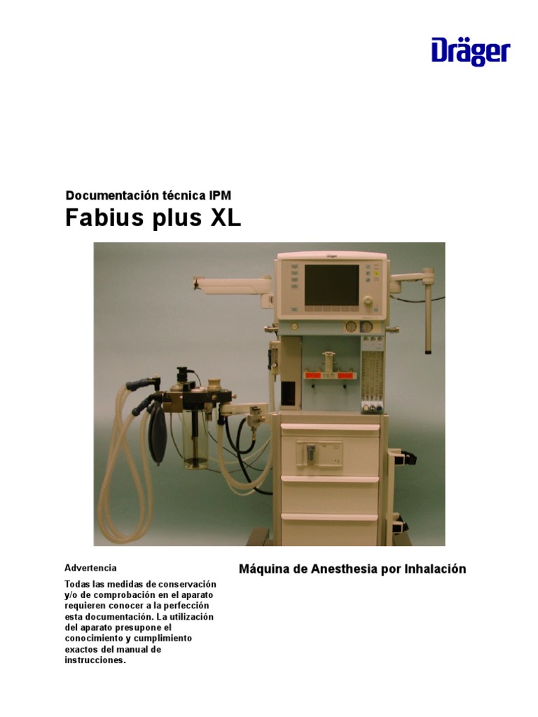 Fabius XL | PDF | Respiración | Sistema respiratorio