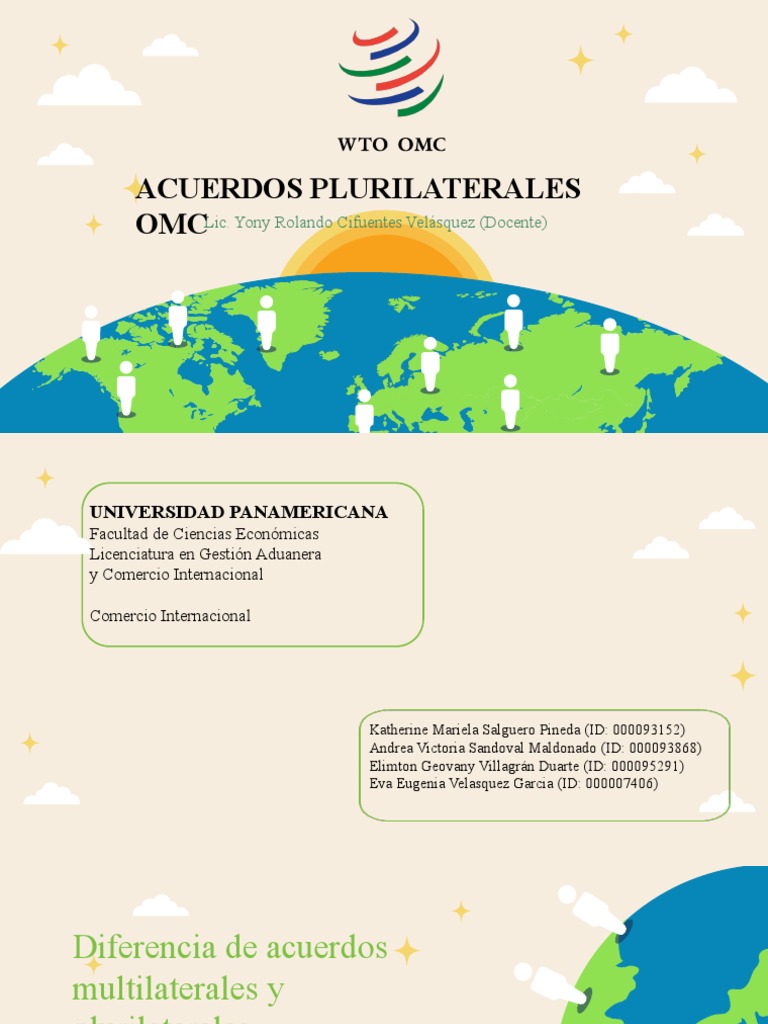 Acuerdos OMC | PDF | Organización de Comercio Mundial | Comercio