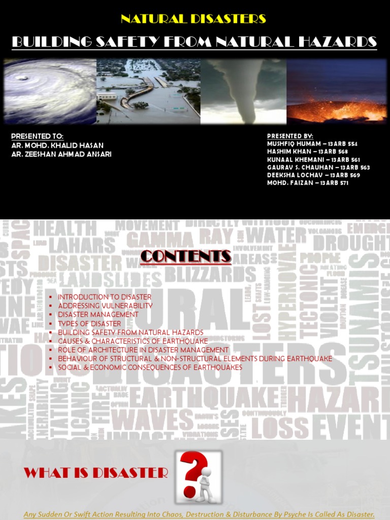 Building Safety From Natural Disasters | PDF | Flood | Tropical Cyclones