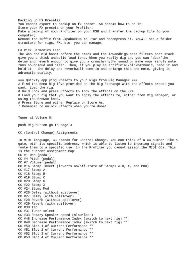 Kemper CC | PDF | Audio Engineering | Audio Electronics